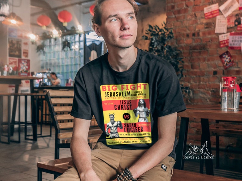 Ultimate Fight Tee, Bible Verse T-shirt, Boxing Shirt, Christian T ...