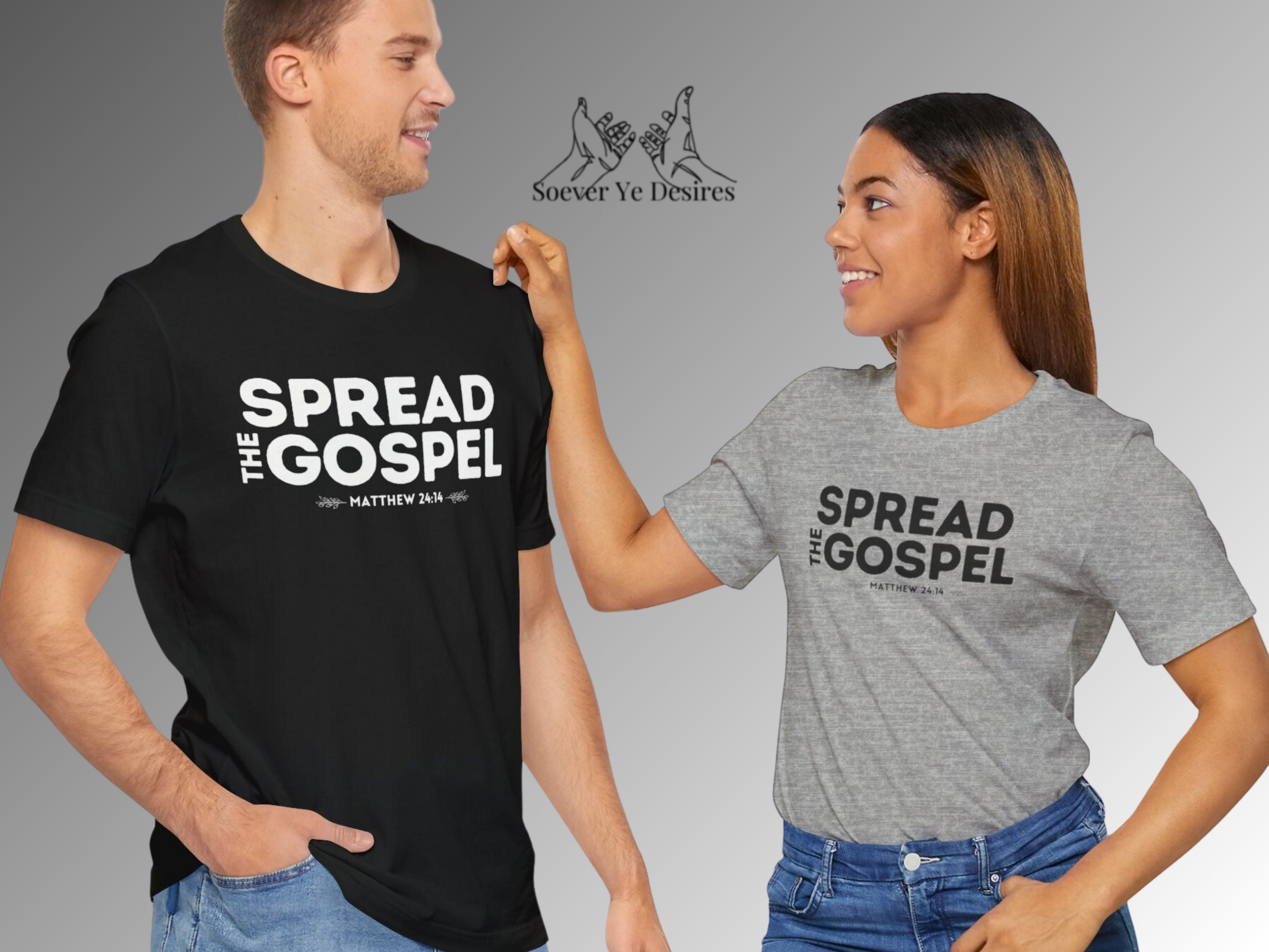 Spread the Gospel Tee, Christian T-shirt, Faith Shirts, Gospel Shirt ...