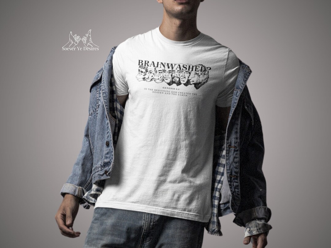 Brainwashed Tee, Christian T-shirt, Christian Gift Idea, Faith Shirts ...