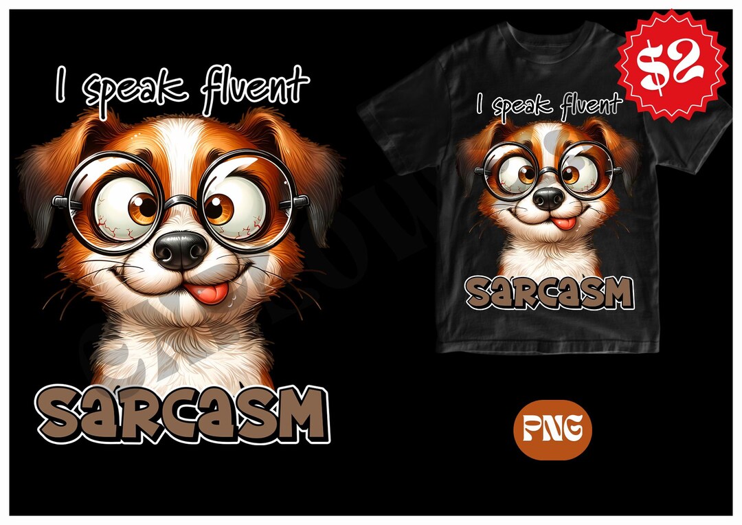 Cute & Sarcastic Animals PNG | Funny Animal Clipart | Digital Download ...