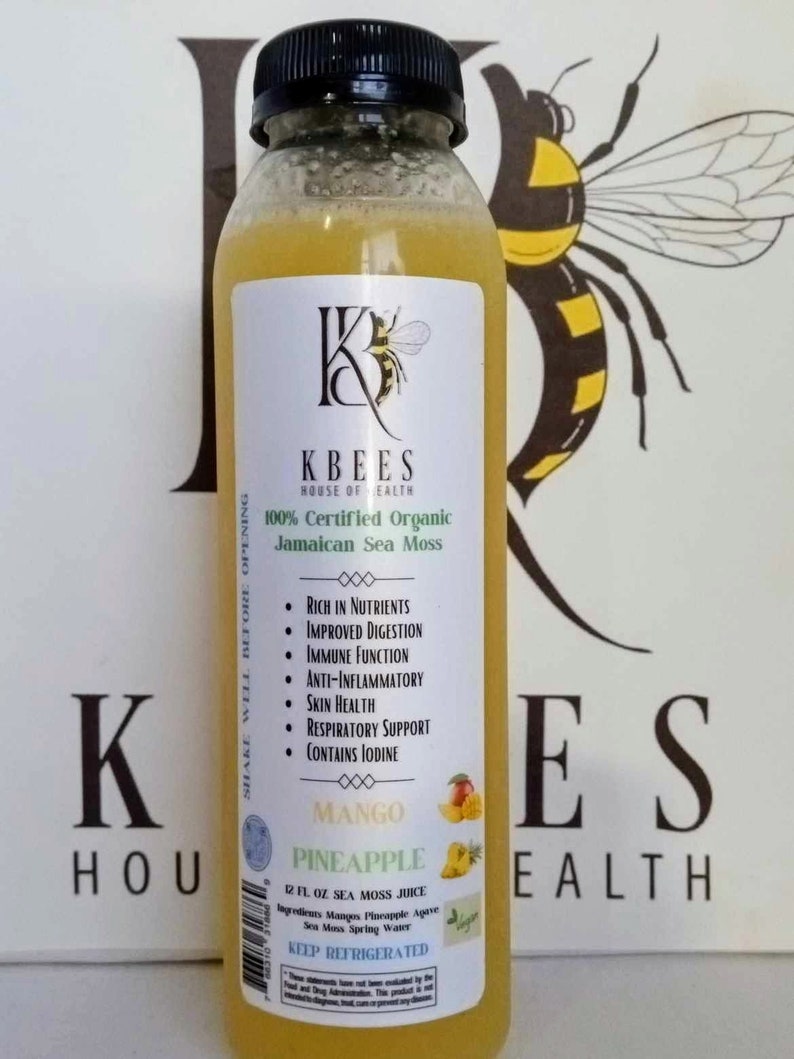 Kbees House Sea Moss Juice - Etsy