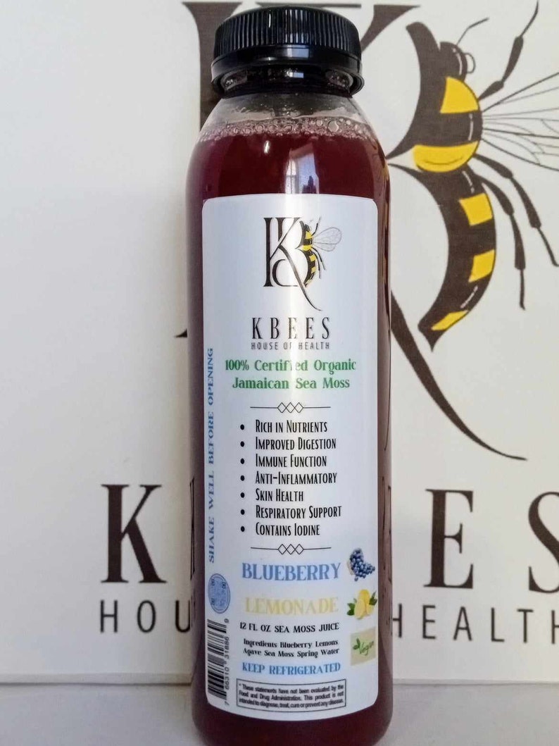 Kbees House Sea Moss Juice - Etsy