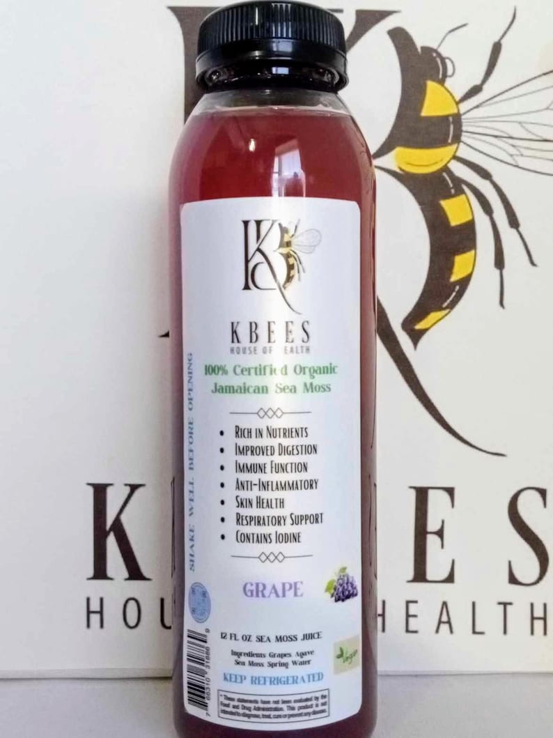 Kbees House Sea Moss Juice - Etsy