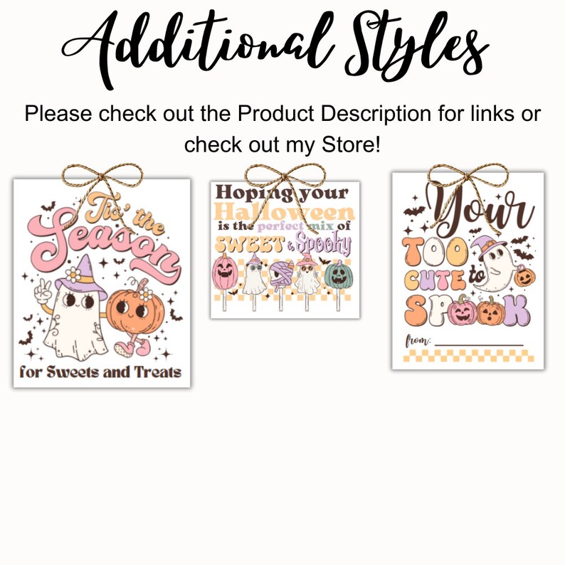 EDITABLE Halloween Party Favor Tags, Halloween Treat Tags, Halloween ...