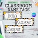 Editable Classroom Name Tags Template, Student Name Tags, Classroom ...