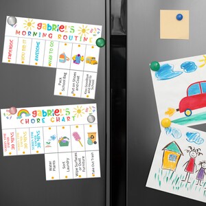 Kid's Routine Flip Chart, Routine Cards for Kids, Bedtime Routine Chart ...