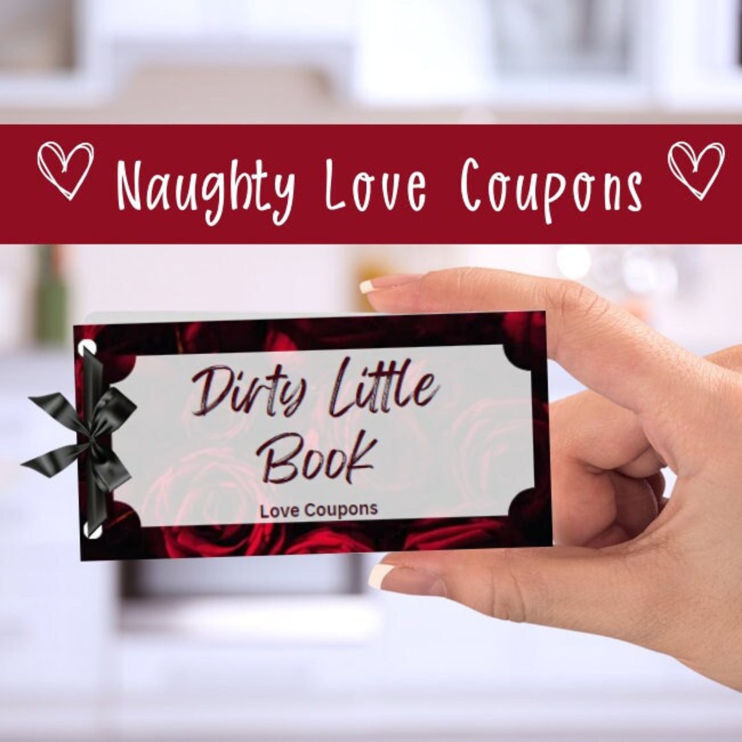 PRINTABLE Naughty Coupon Book, Sex Coupons, Love Coupons, Gifts for Him ...