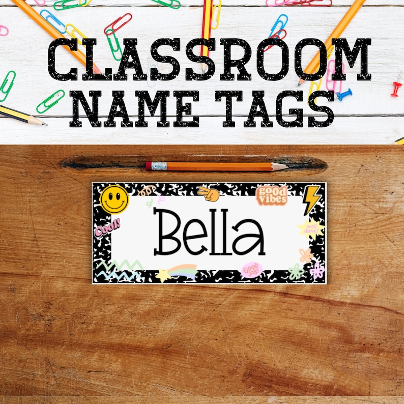 Editable Classroom Name Tags Template, Student Name Tags, Classroom ...
