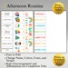 Kid's Routine Flip Chart, Routine Cards for Kids, Bedtime Routine Chart ...