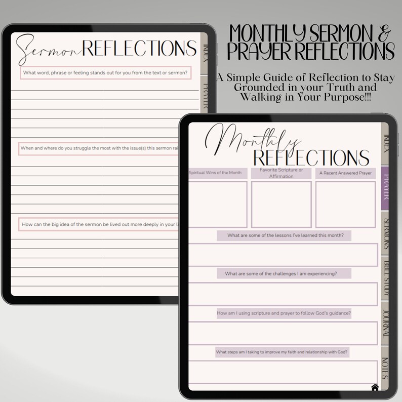 Prayer Journal Printable, Prayer Journal Digital, Bible Journaling ...