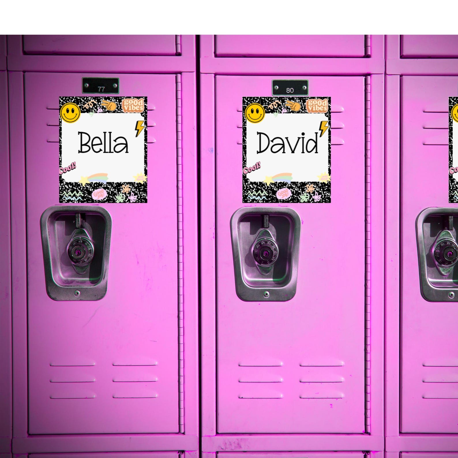 Editable Student Locker Tags & Name Tags for Classroom - Customizable ...