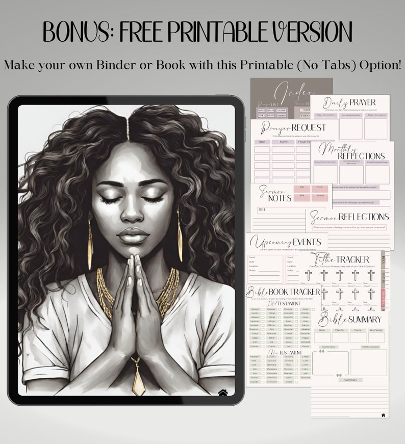 Prayer Journal Printable, Prayer Journal Digital, Bible Journaling ...