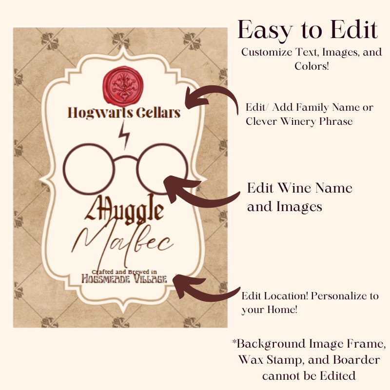 Wizard Themed Apothecary Labels, Potion Labels, Halloween Wine Labels ...