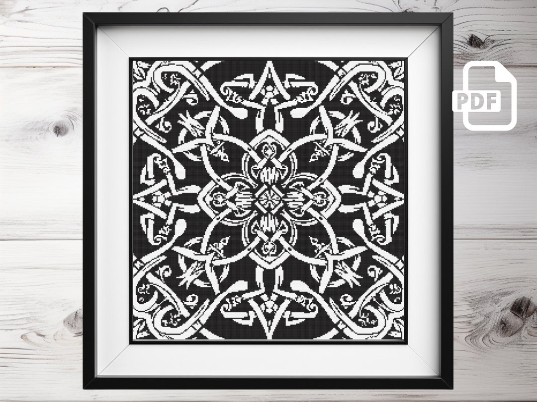 Celtic Knotwork Sampler Cross Stitch Pattern (PDF) - Etsy