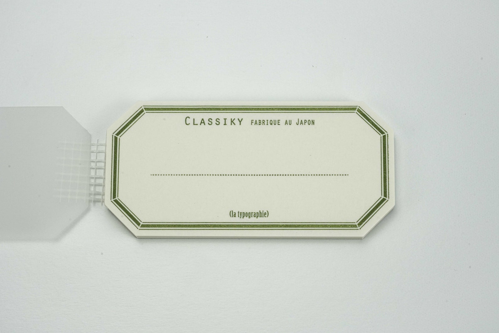 Letterpress Adhesive Label Book - Etsy