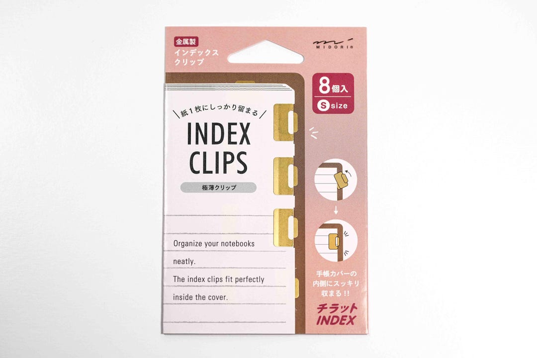 Small Index Clips by Midori - Etsy