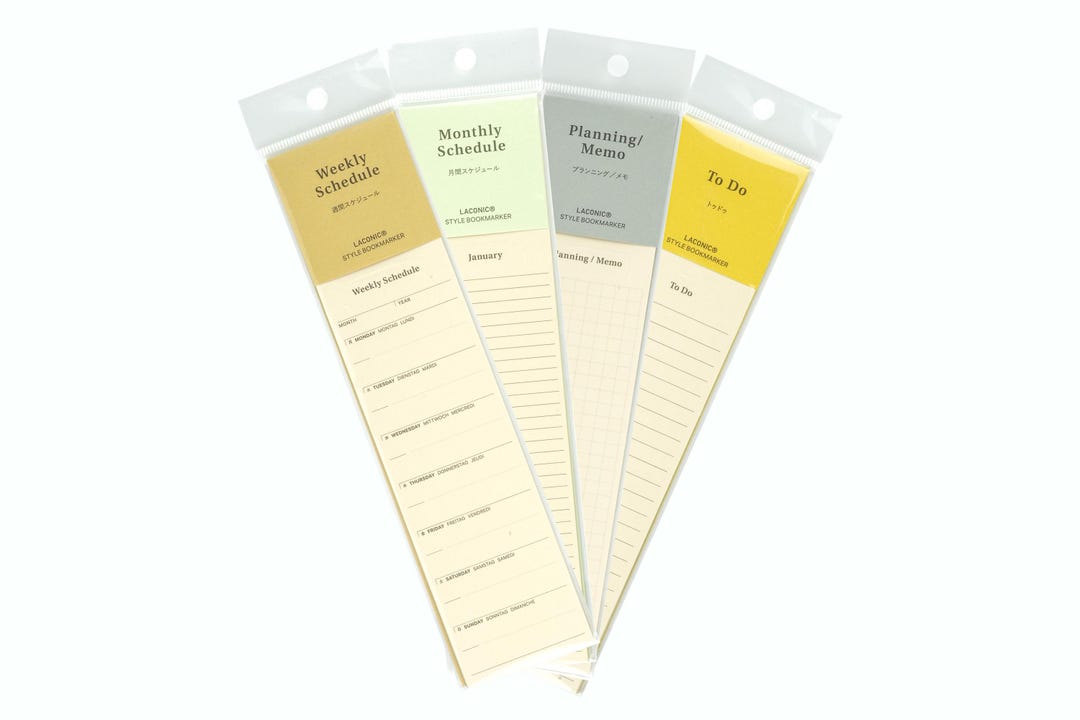 Laconic Style Bookmarker - Etsy