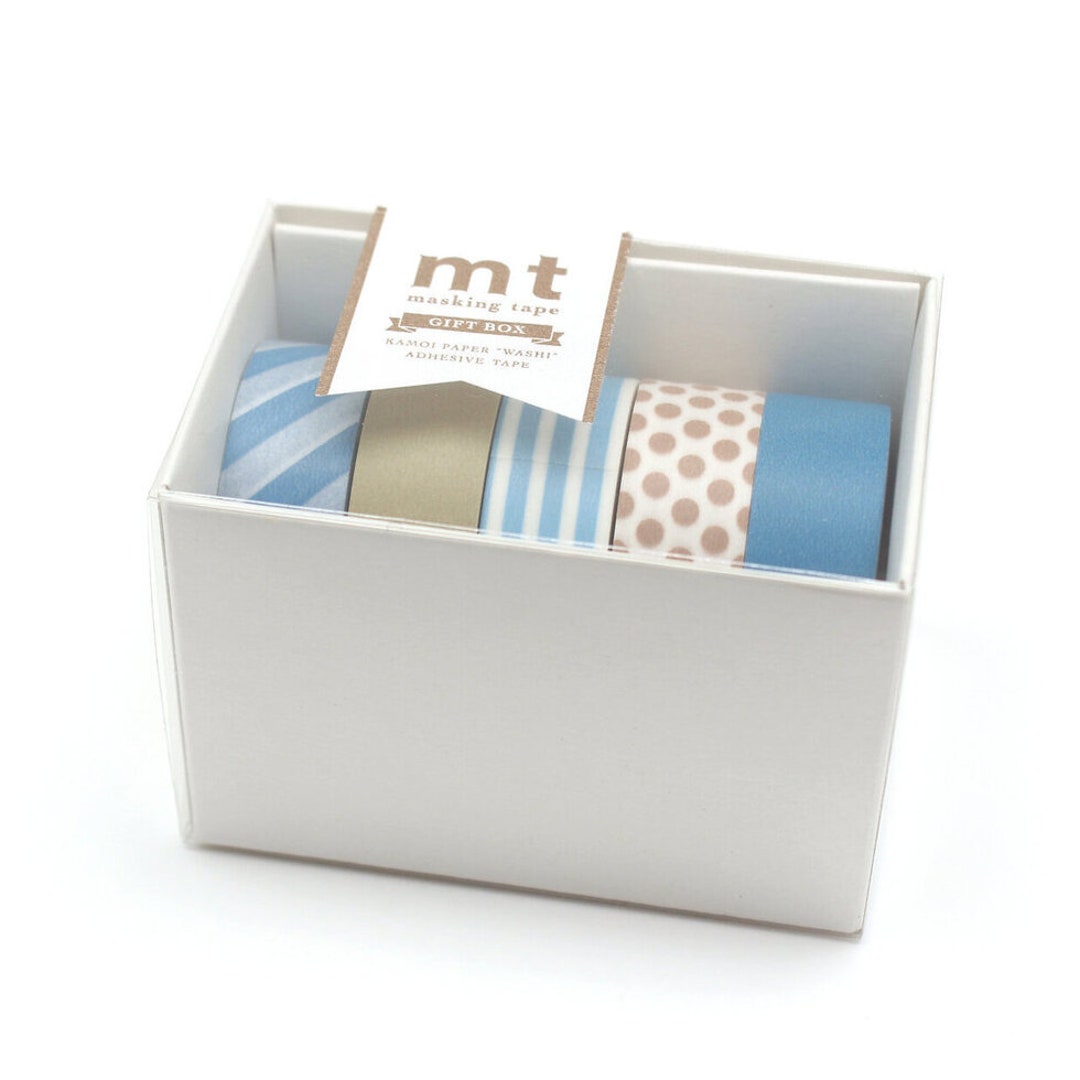 Mt Gift Box Grayish Blue Washi Tape - Etsy