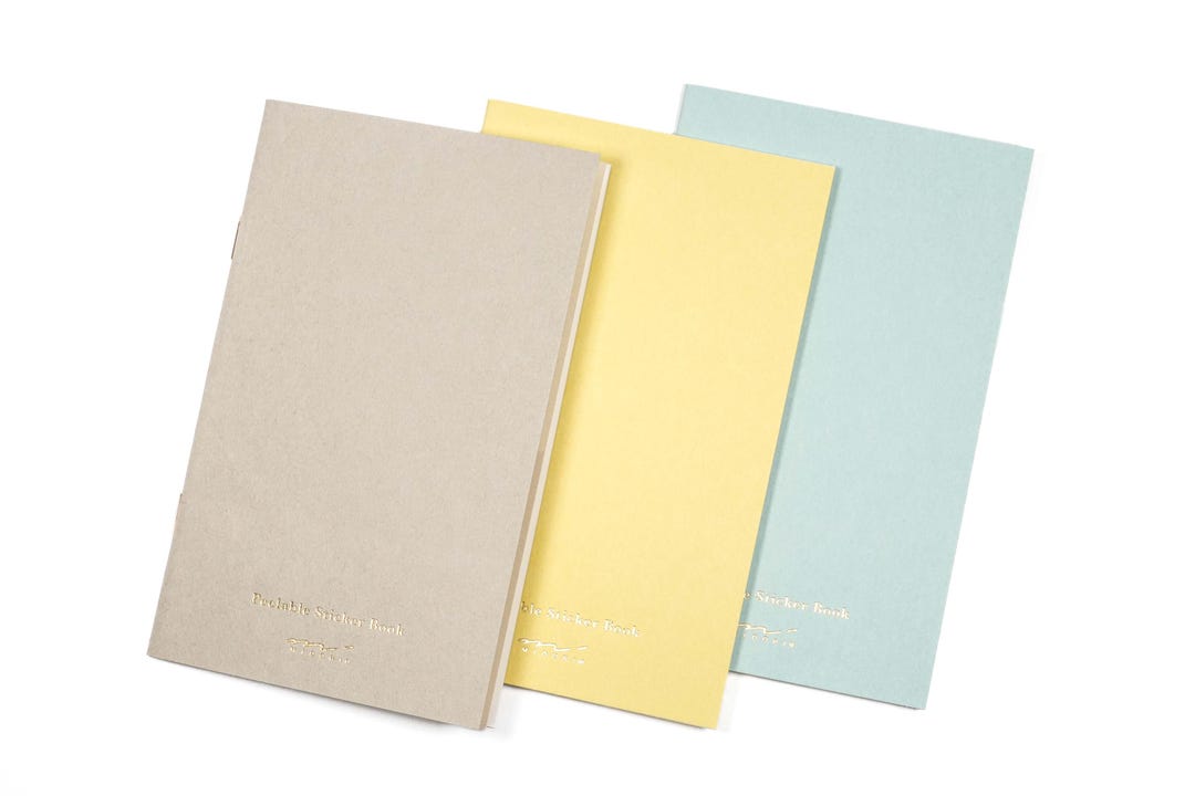Midori Peelable Sticker Storage Book - Etsy