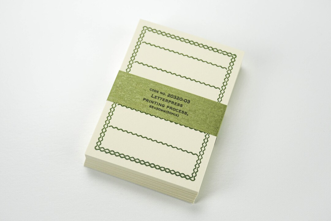 Letterpress Memo Cards - Etsy