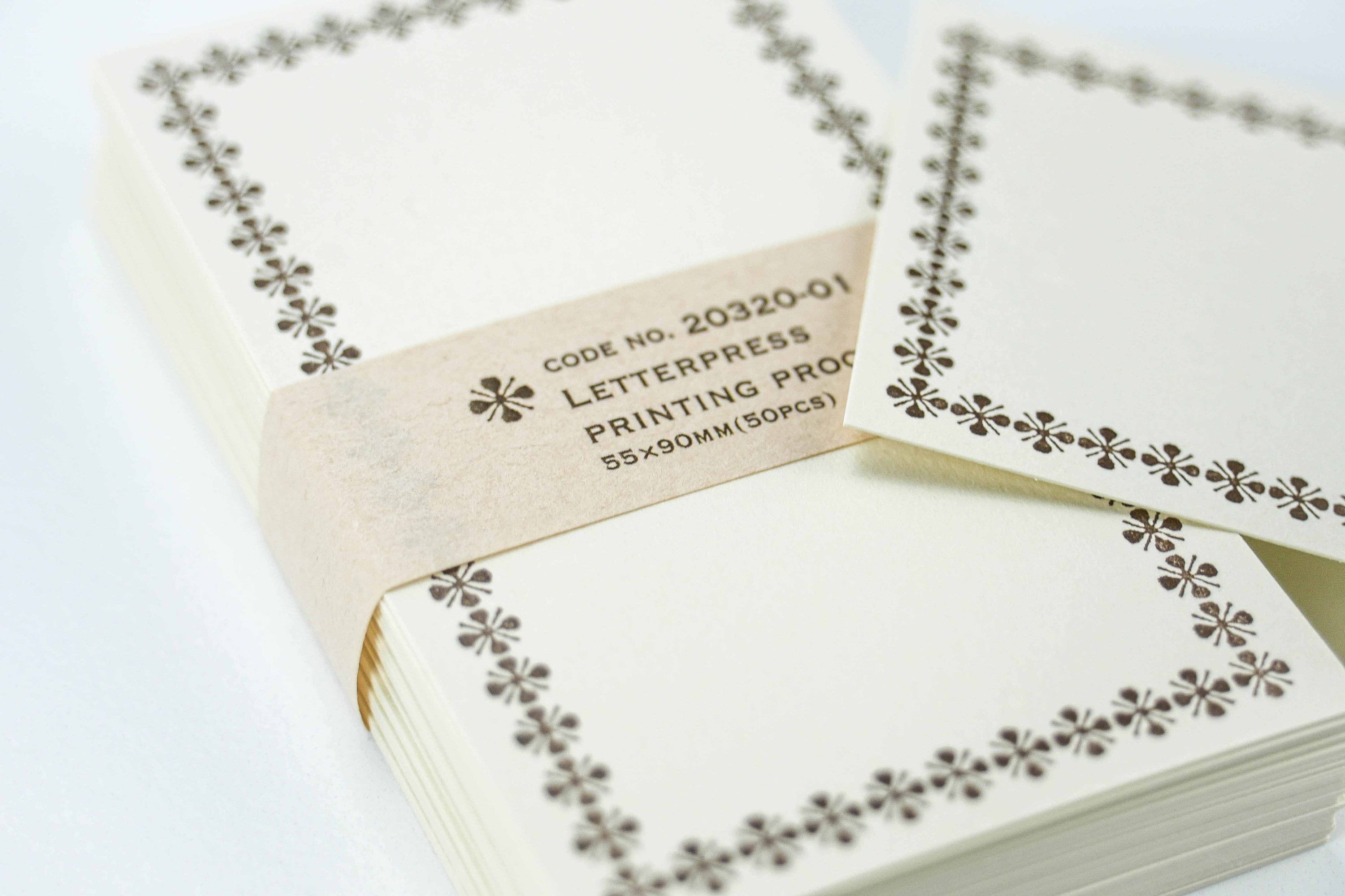 Letter Press Memo Cards - Etsy