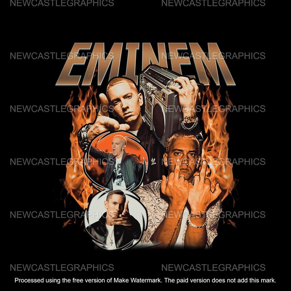 Eminem Tshirt Print - Etsy