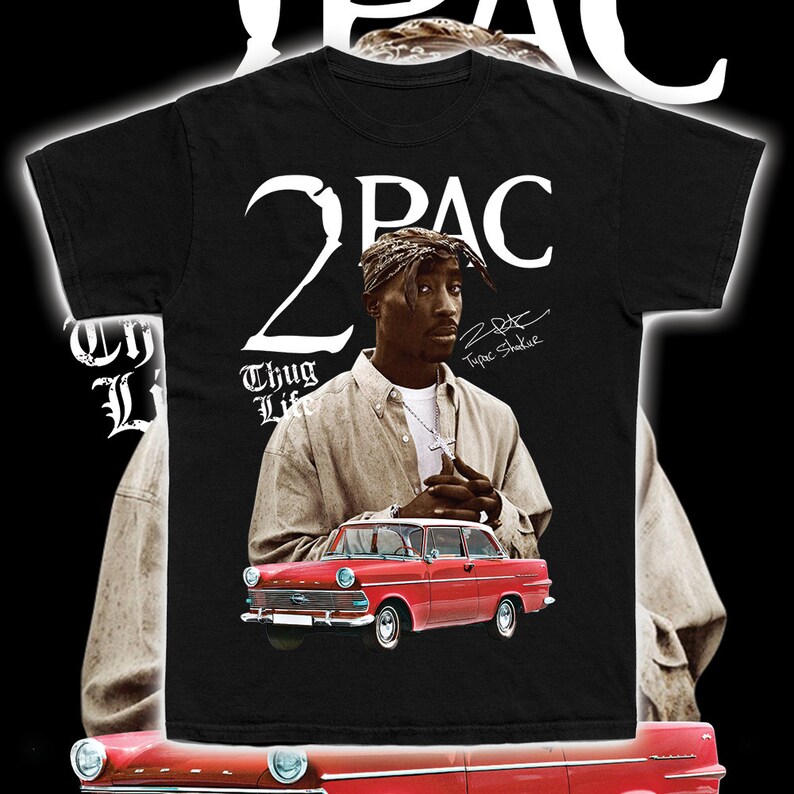 Tupac Shakur Png, 2pac Png, Vintage Rap Bootleg Png, Listo para ...