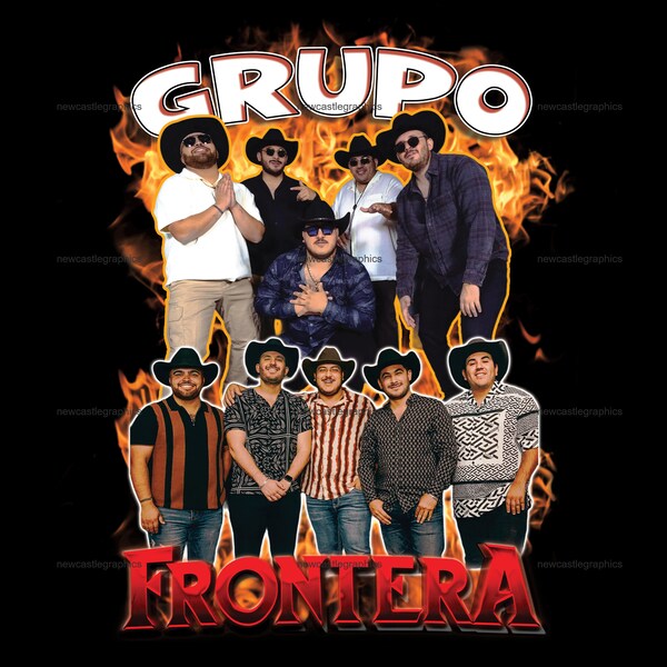 Grupo Frontera Png - Etsy