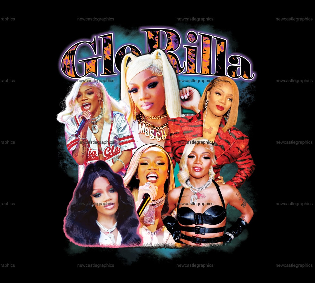 Glorilla Png T-shirt Design Bootleg Tees Design Ready to - Etsy