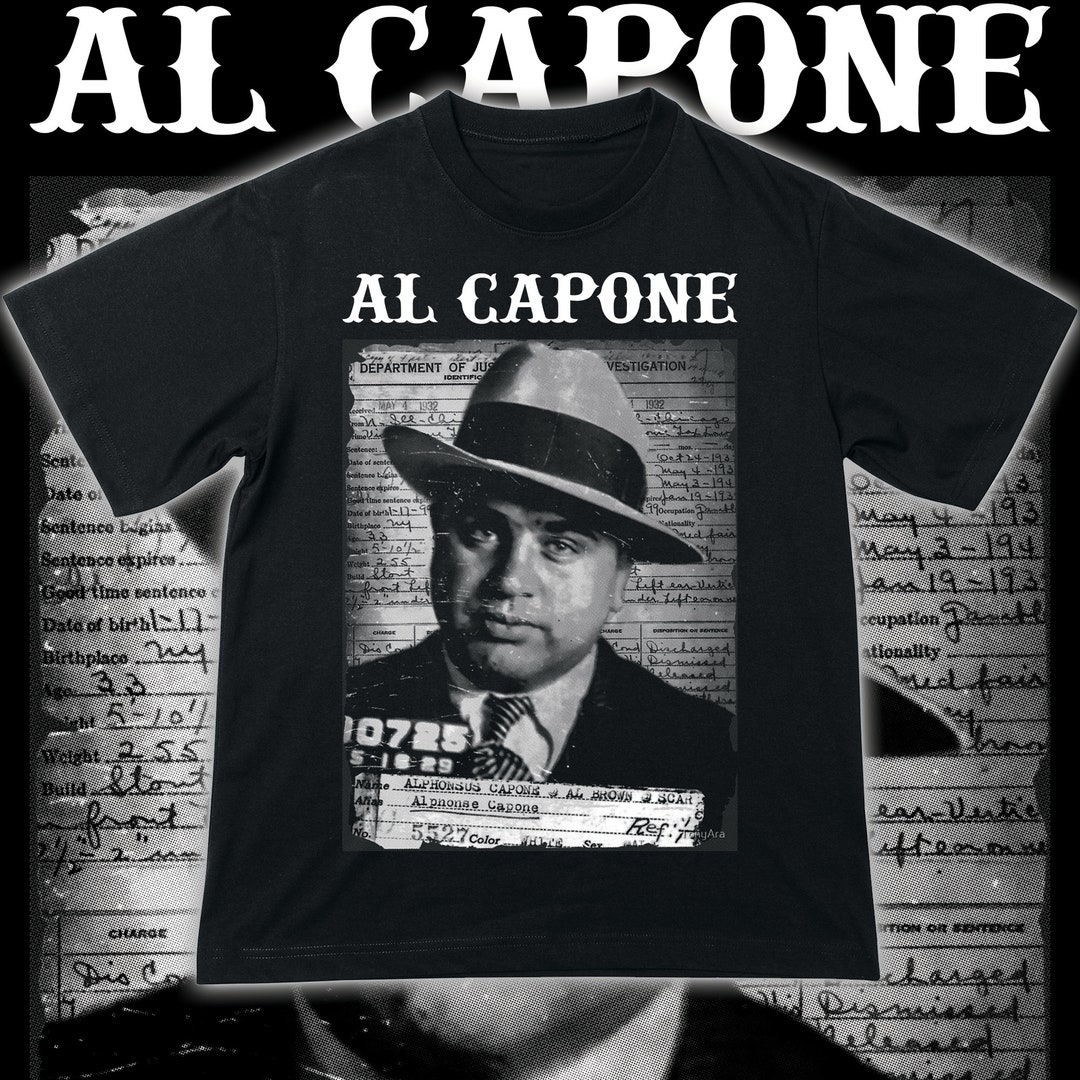 Al Capone Png, Gangsters Halftone DTF Design - Etsy