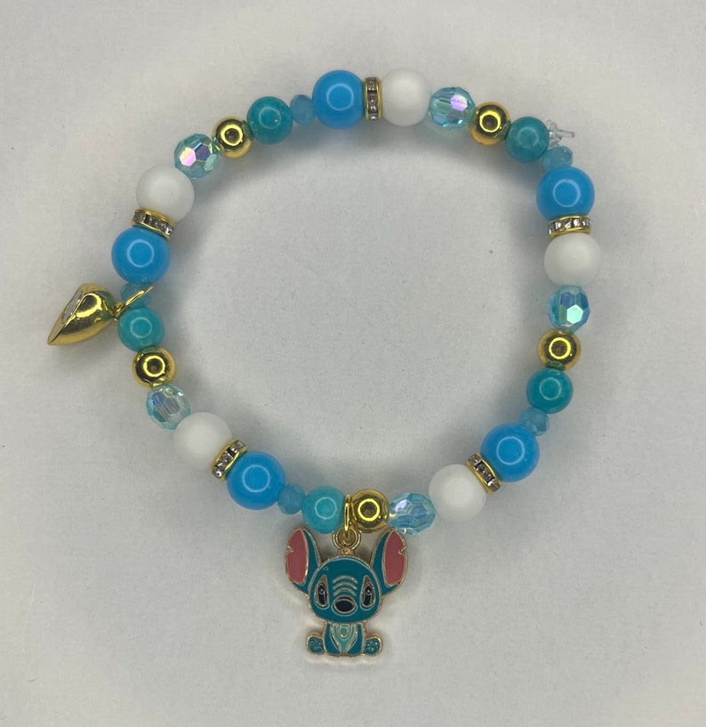 Stitch and Angel Matching Bracelets - Etsy