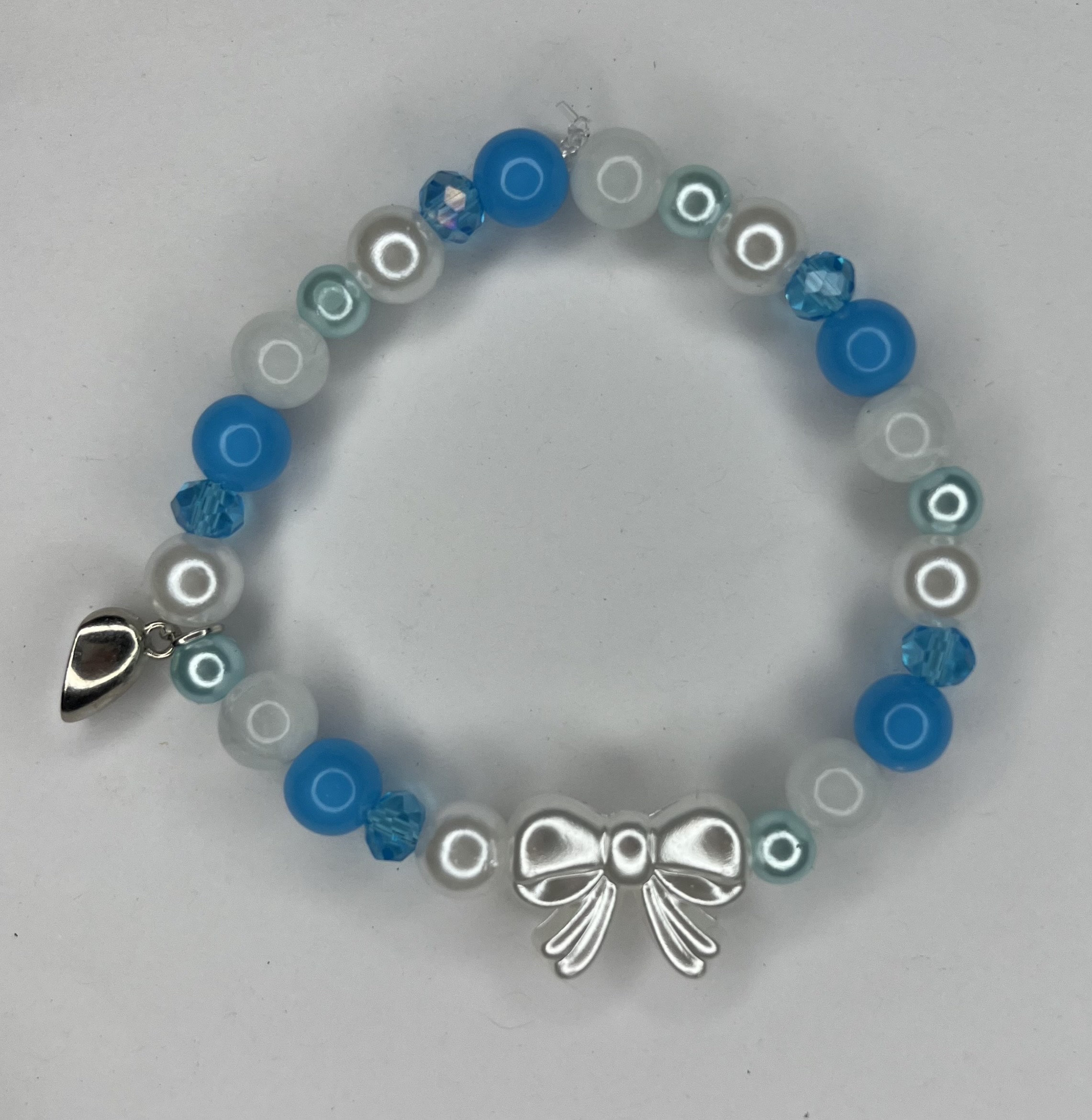 Blue and Pink Bow Matching Bracelets - Etsy