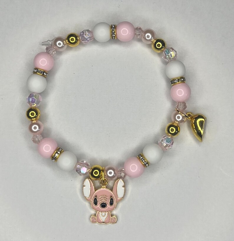 Stitch and Angel Matching Bracelets - Etsy