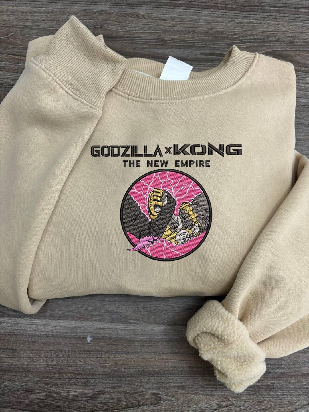 Godzilla X Kong the New Empire 2024 Embroidered Sweatshirts, Godzilla ...