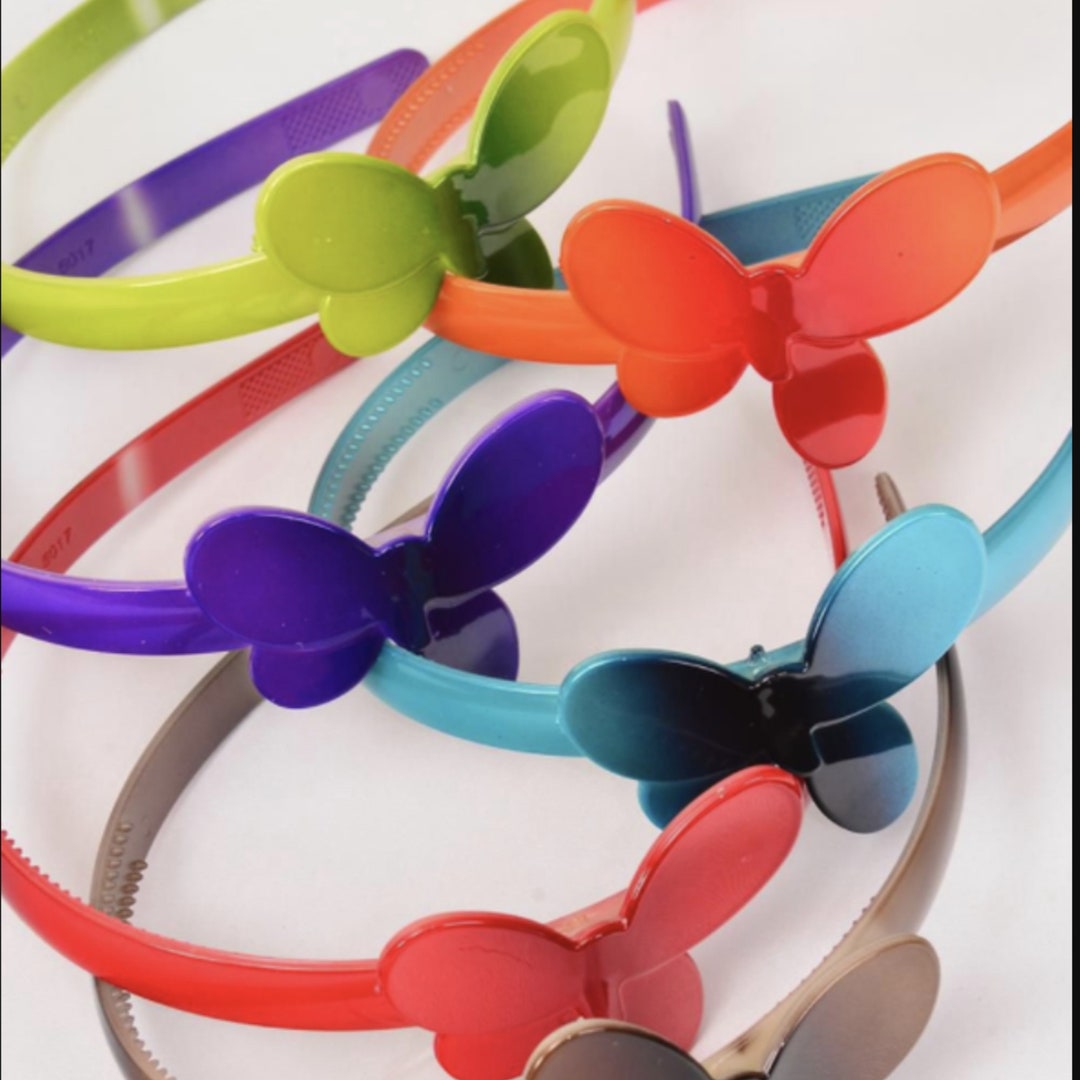 Headband With Butterfly - Etsy