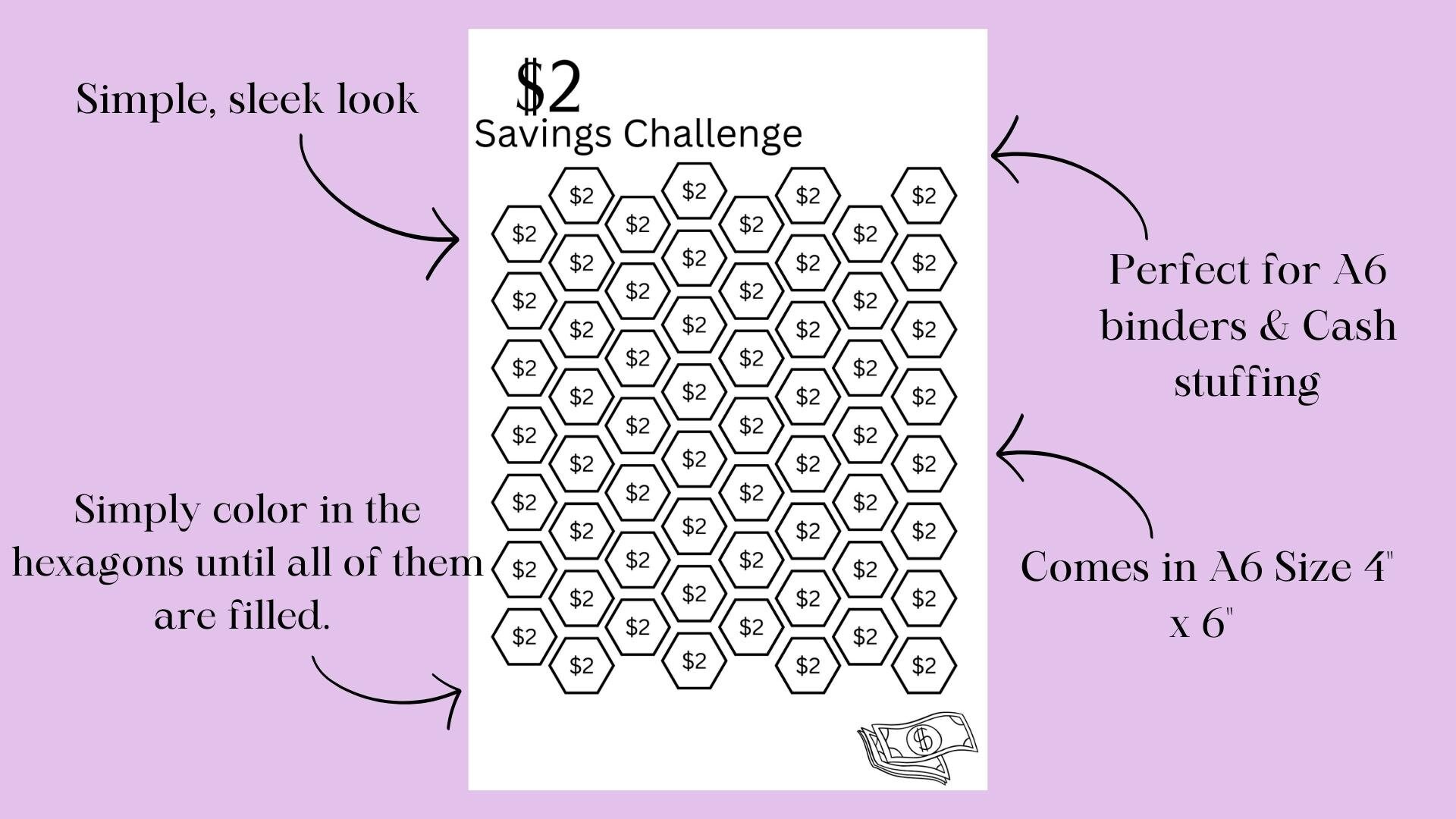 Savings Challenge Printable Savings Challenge Bundle Set - Etsy
