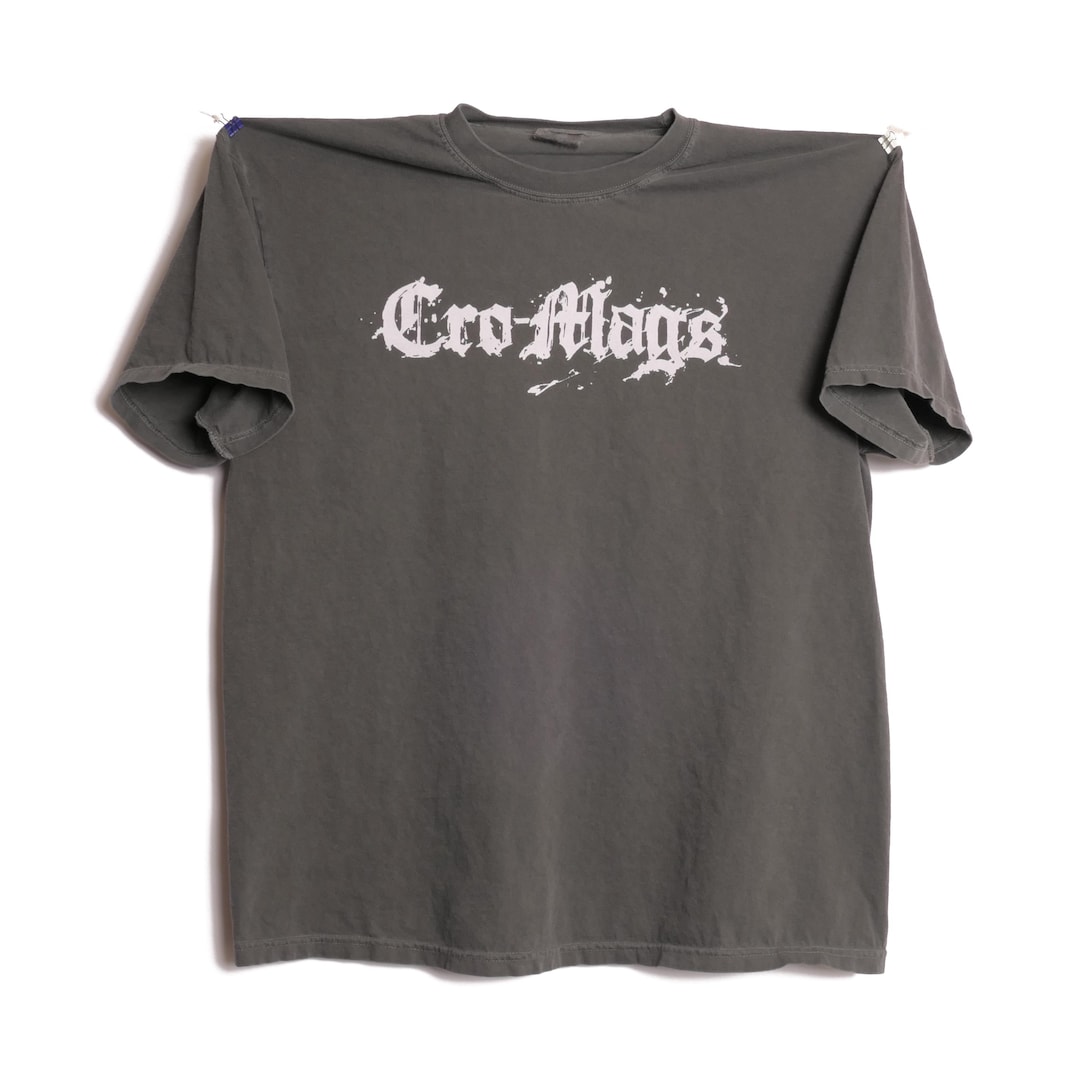 Cro-mags Hardcore Punk Band Tee Shirt Ultra Faded Heavyweight Post ...