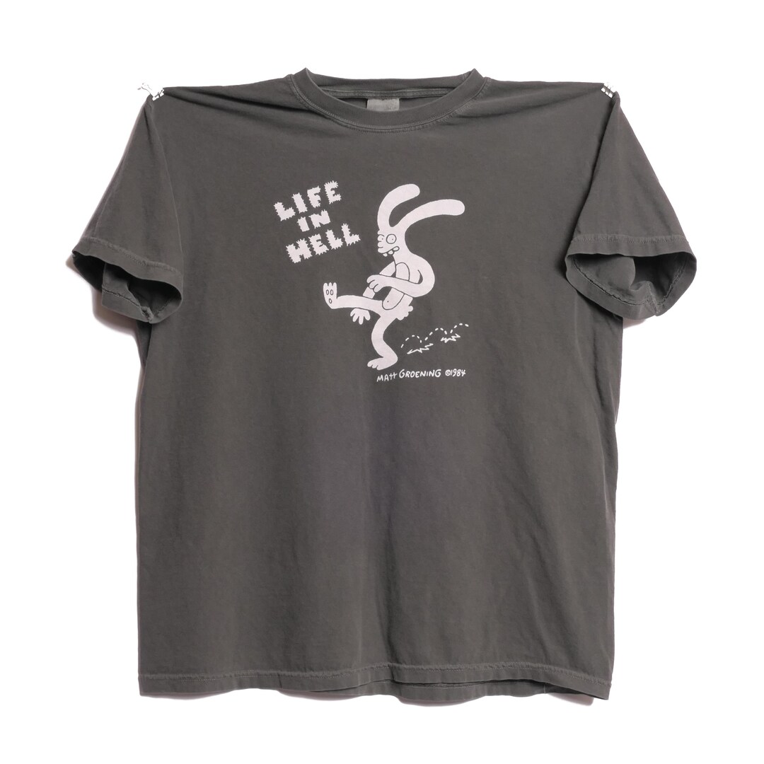Life in Hell Matt Groening Tee Shirt Underground Comic Book Bunny ...
