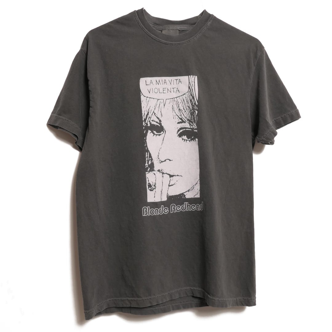 Blonde Redhead Band Tee Ultra Faded Shoegaze Ambient Post Rock Noise ...