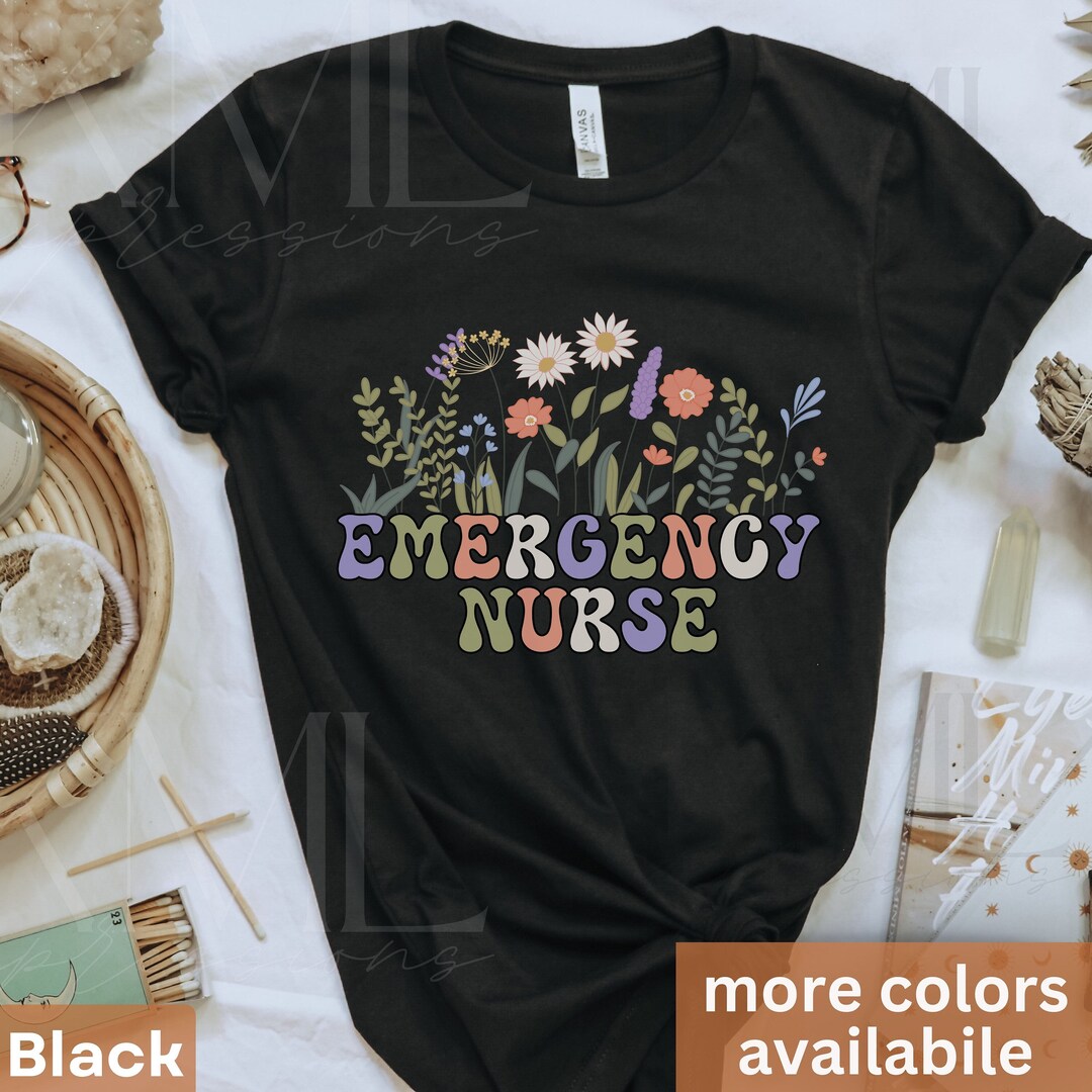 Emergency Nurse Shirt, Emergency Department T-shirt, ED ER Tshirt ...