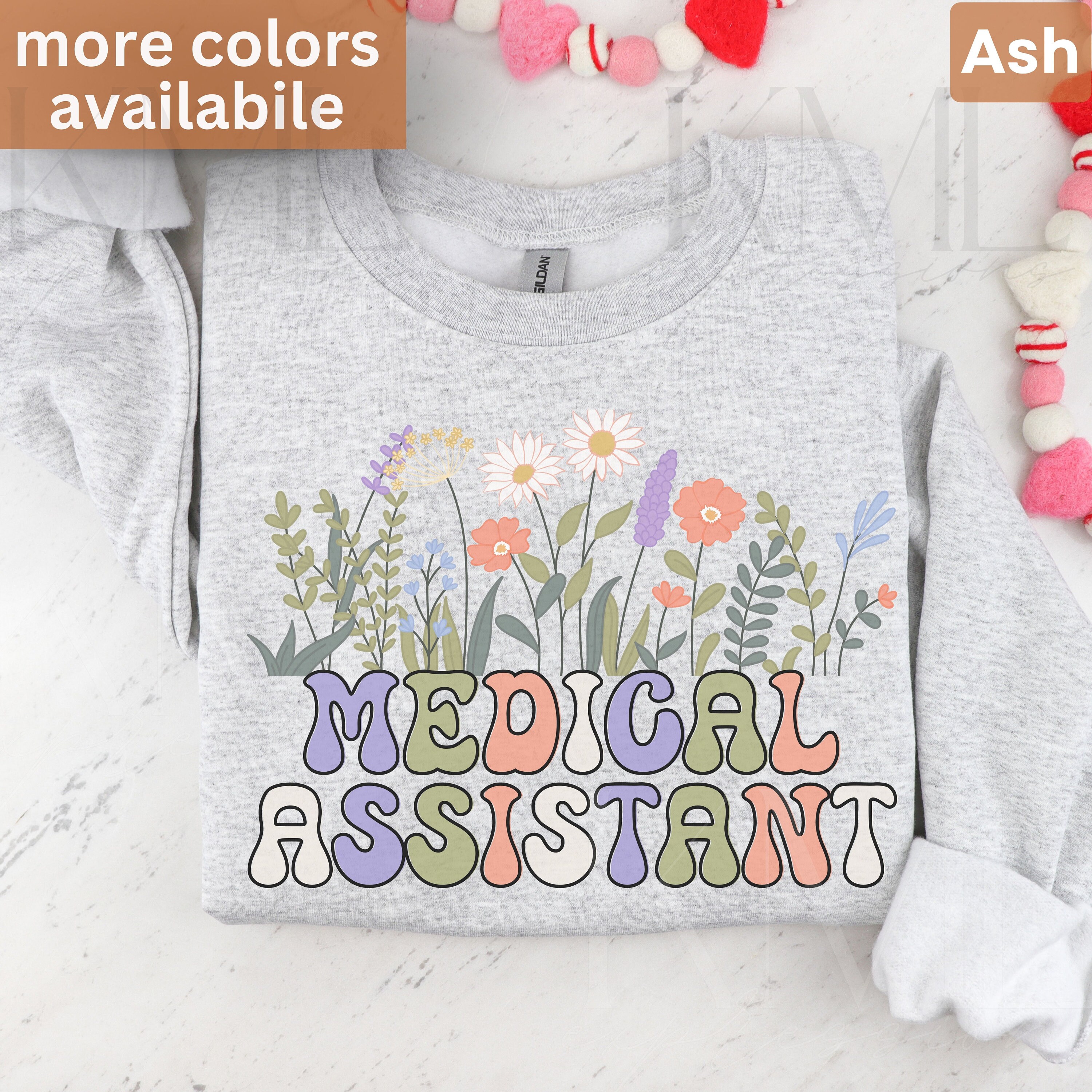 Medical Assistant Sweatshirt, MA Graduation Crewneck Gift, RMA Graduate ...