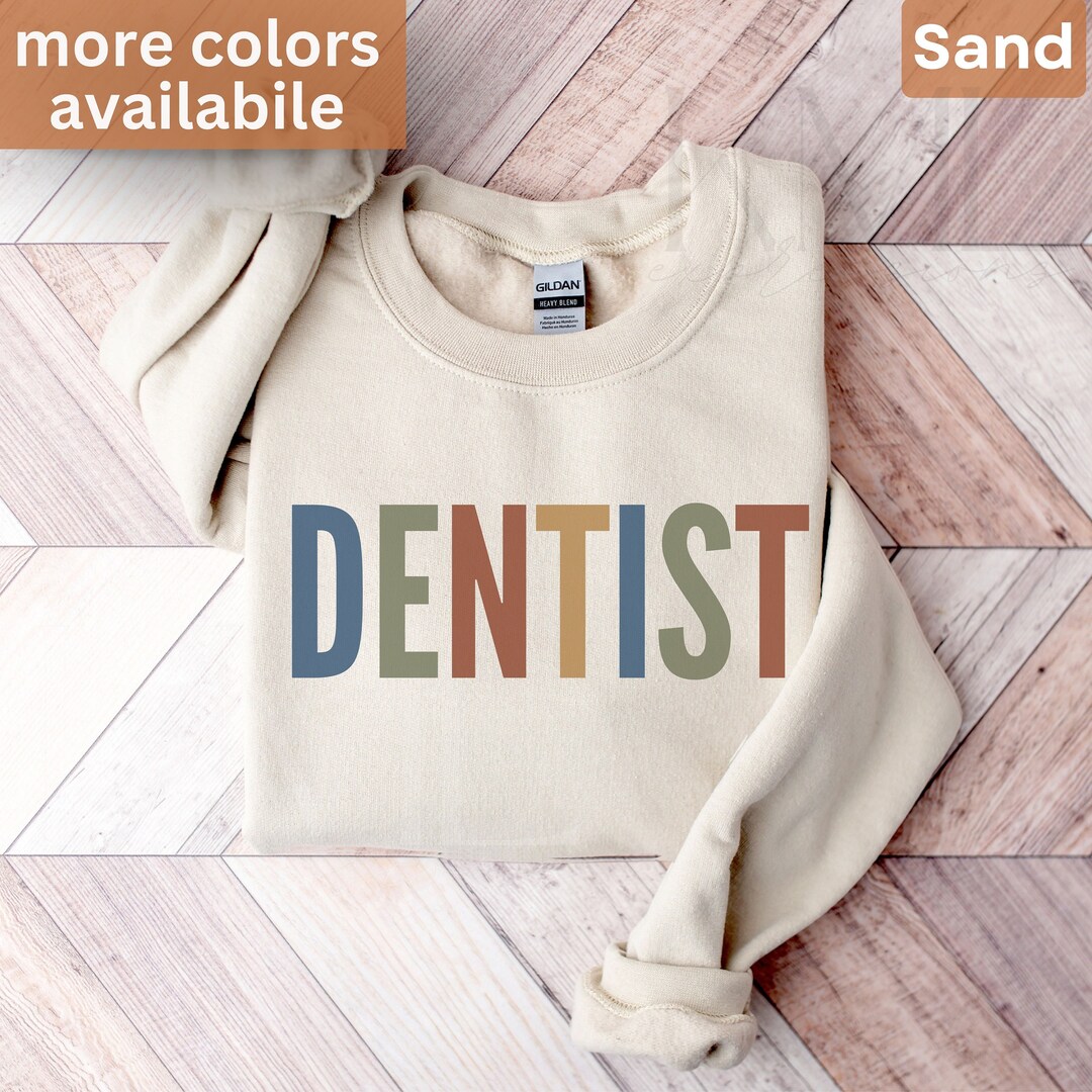 Dentist Sweatshirt, Dentist DMD Crewneck, Future Dental Grad Student Sweater, Dentist Graduation ...