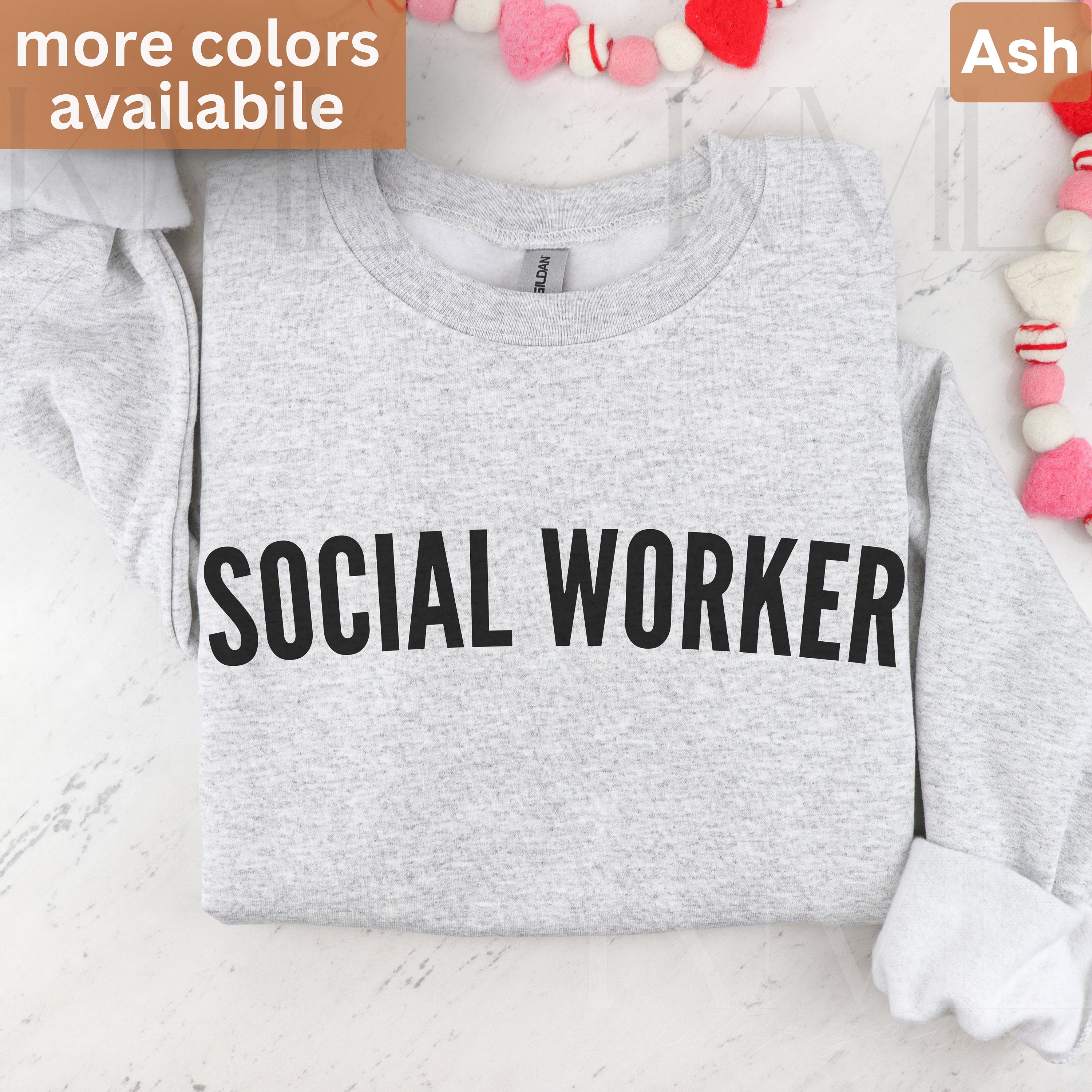Social Worker Sweatshirt School Social Worker Graduate Crewneck Social ...