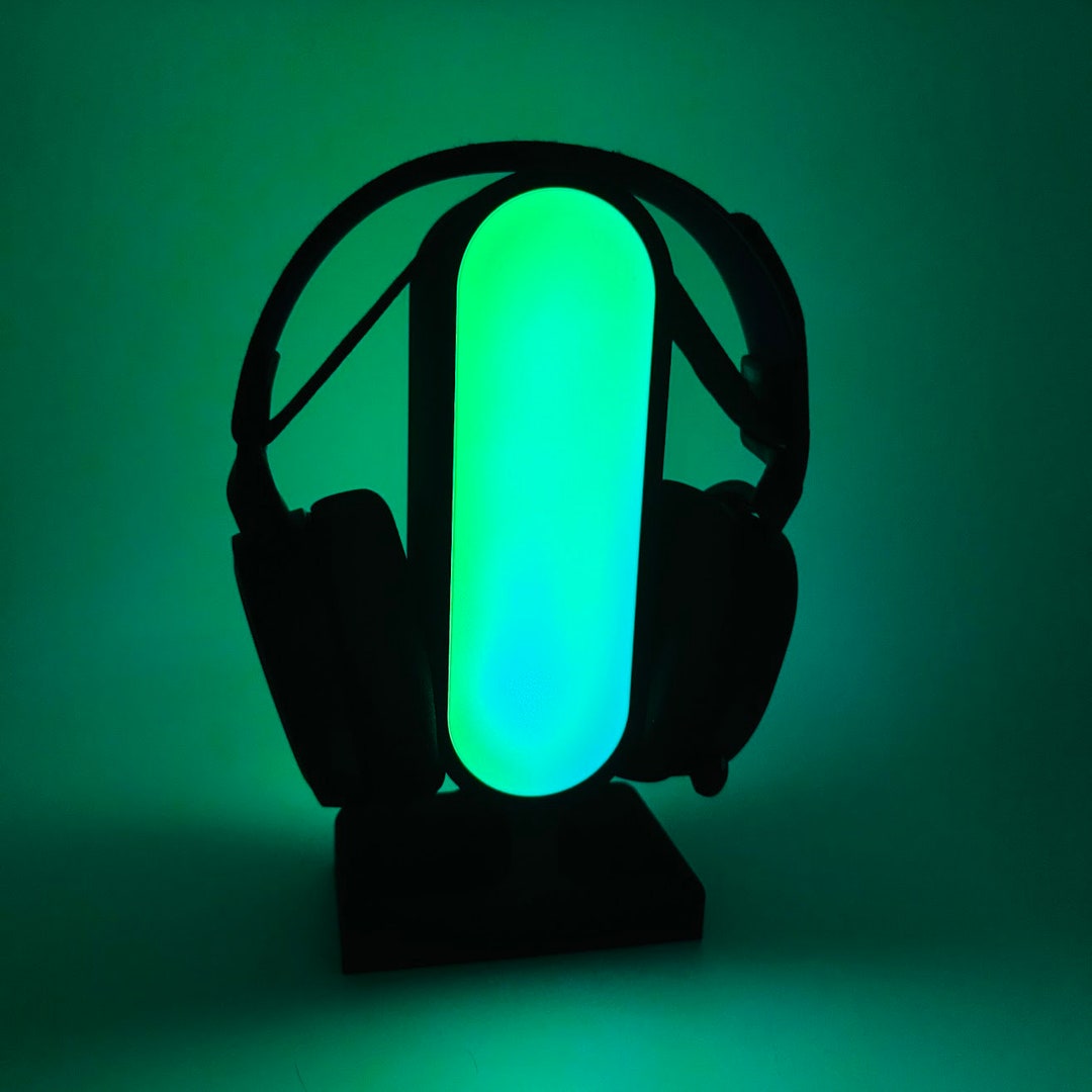 Headphone Stand LED RGB Gaming Headset Stand Led Light - Etsy