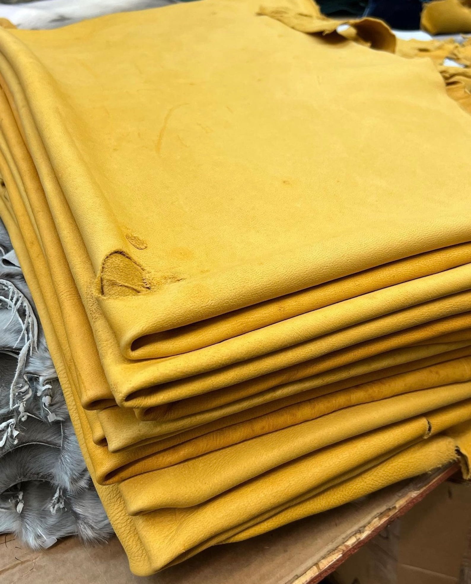 Buffalo bison Polished Leather Hides - Etsy