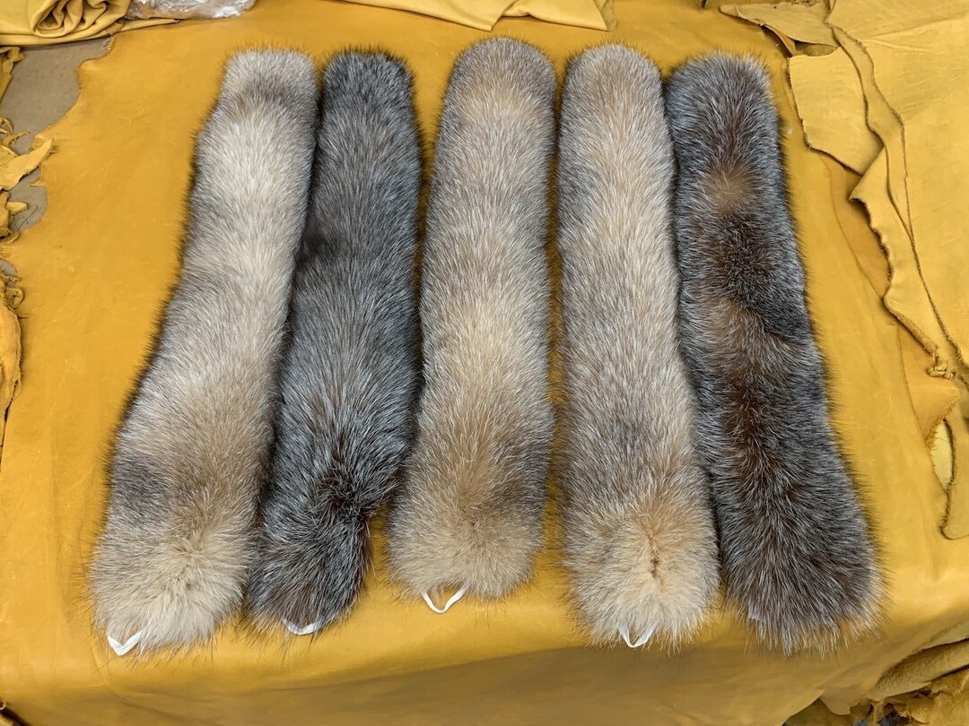 Real Crystal Fox Fur Hood Ruffs - Etsy