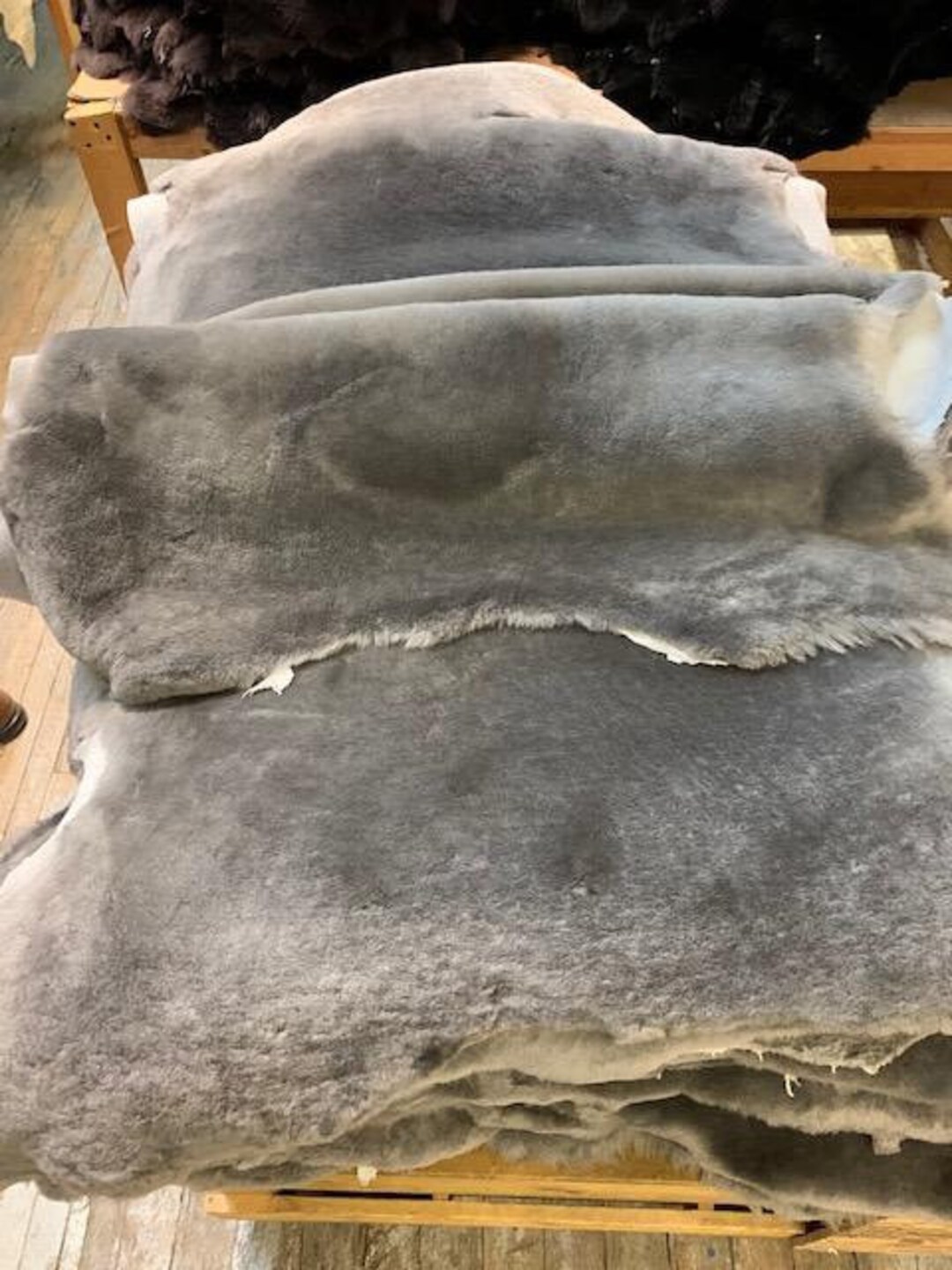 Grey Sheepskin Shearling Rugs - Etsy