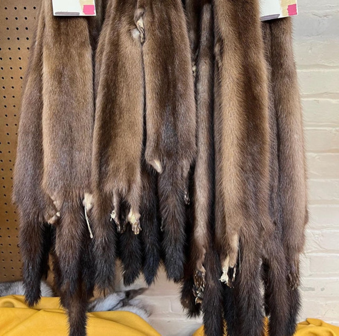 Mink Fur Pelts With Legs and Claws - Etsy
