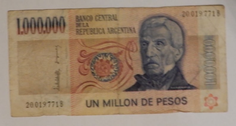 1 Million Pesos Bill - Etsy