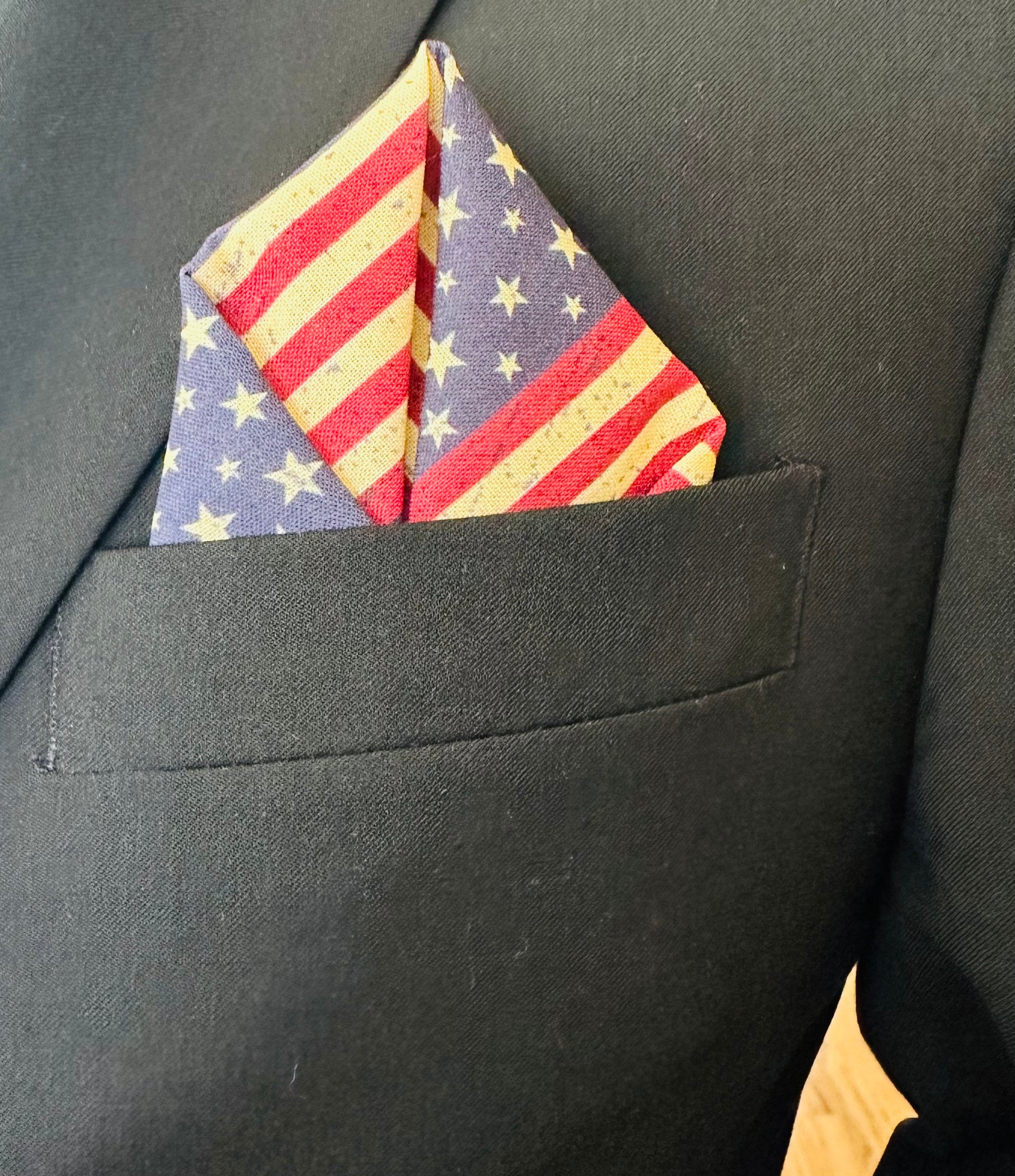 American Flag Pocket Square